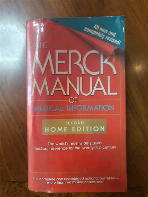 The Merck Manual Of Medical Information Hobbies And Toys Books