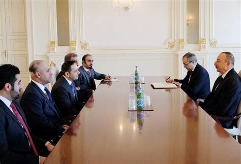 President Ilham Aliyev Received Delegation Led By Qatars Education And