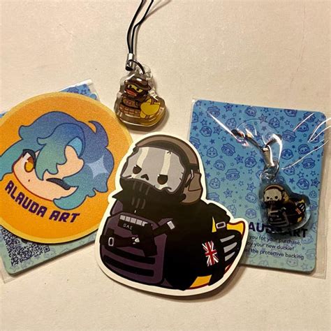 Preorder Cod Soap And Ghost Chibi Acrylic Pins Full Bleed Etsy