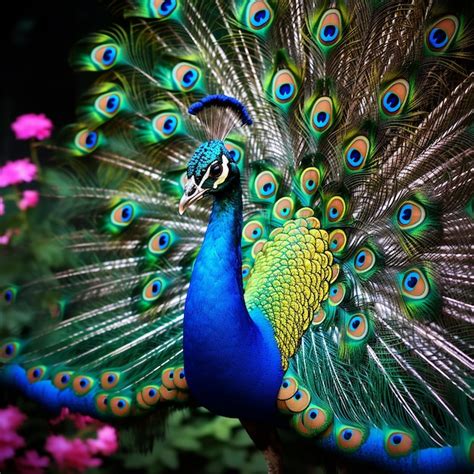 Premium Ai Image Peacock High Definition Photography Creative