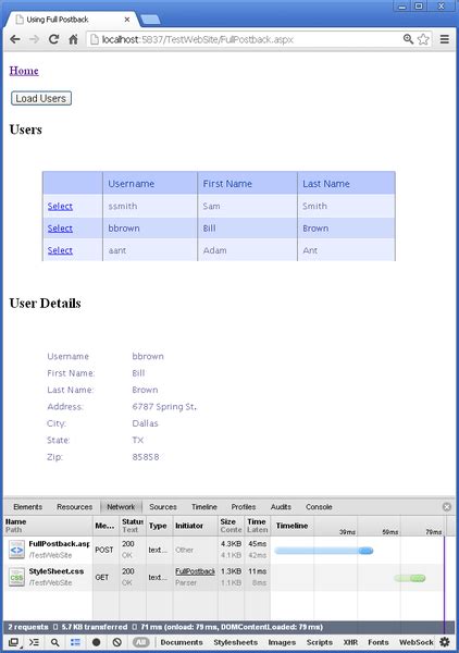 Jquery Ajax For Asp Net Developers Object Computing Inc