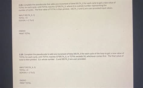 Solved 2 27 Complete The Pseudocode Min And Max Are The