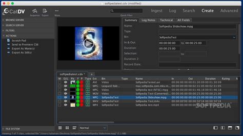 Catdv Standard Download Mac Softpedia