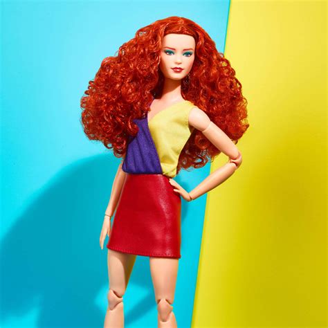 Barbie Looks Doll Original Curly Red Hair Mattel Creations