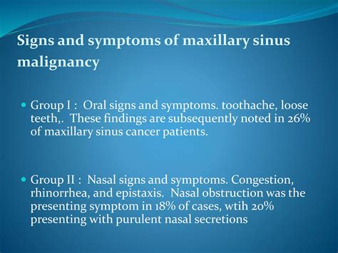 Disorders Of Maxillary Sinus Pptx
