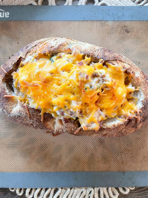 Chicken Bacon Ranch Stuffed Bread The Sassy Barn