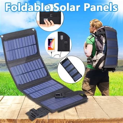 Jual Solar Panel Portable Tenaga Surya Matahari Solar Cell W Folding Charging Board Cocok