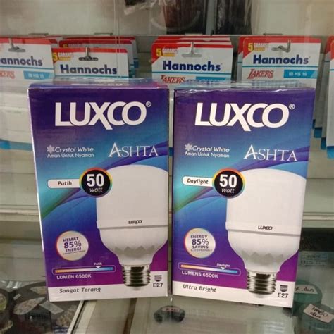 Jual LAMPU LED LUXCO ASHTA 50 WATT PUTIH Shopee Indonesia