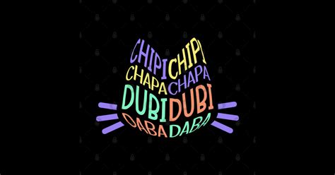 Chipi Chipi Chapa Chapa Cat Meme Cat Meme Sticker Teepublic