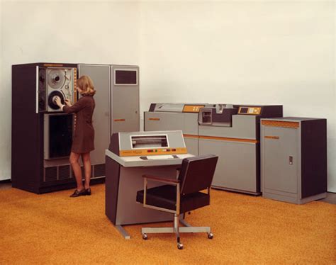 Vintage Photos Of Women In Miniskirts At Huge Computers In The S And S Vintage Everyday
