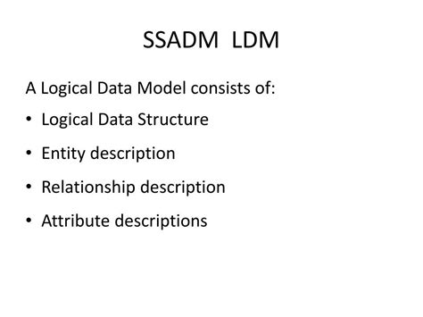 Ppt Chapter 3 Model And Views Of Ssadm Powerpoint Presentation Id3636288