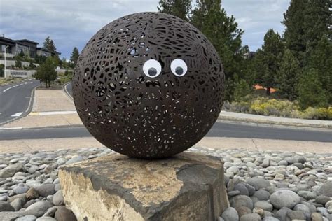 Mysterious Googly Eyes Go Viral After Appearing On Public Art In Oregon