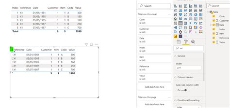 Solved Hiding Table Visual Columns Affects Shown Rows Microsoft Fabric Community
