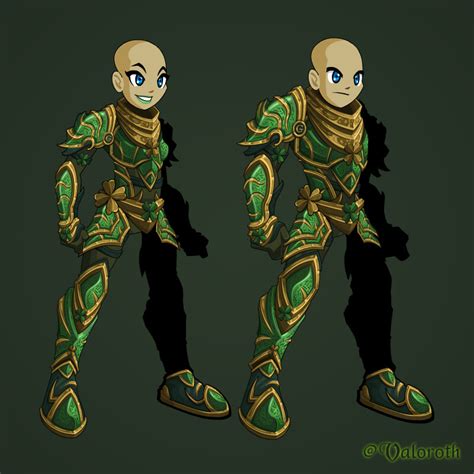ArtStation - AQW - Lucky Knight Armor
