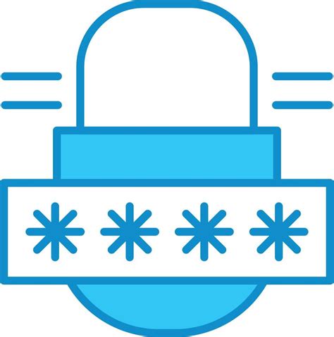 Password Line Filled Blue 9483496 Vector Art At Vecteezy