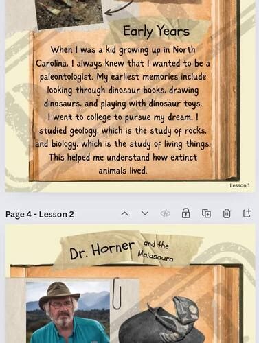 El Education Grade 2 Module 2 Unit 3 Fossils Paleontologist Notebook 3