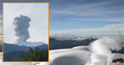 Se Registra Alerta En El Nevado Del Ruiz Por Columna De Cenizas Es La
