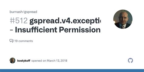 Gspread V4 Exceptions APIError Insufficient Permission Issue 512