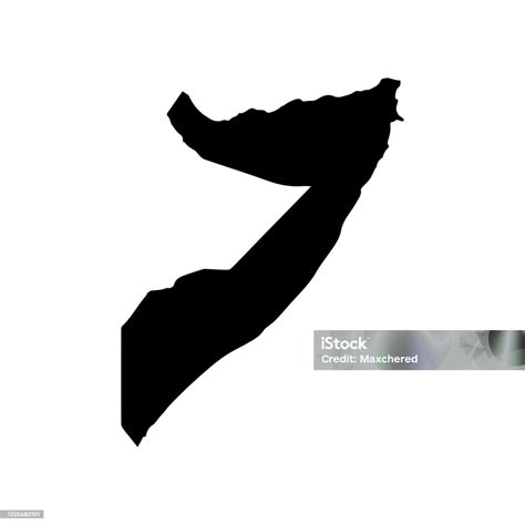 索馬里地圖剪影國家 非洲地圖 插圖 向量 非洲孤立在白色背景向量圖形及更多世界地圖圖片 世界地圖 全球性 具有特定質地 Istock