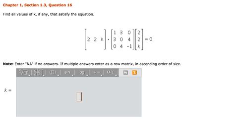 Find All Values Of K If Any That Satisfy The