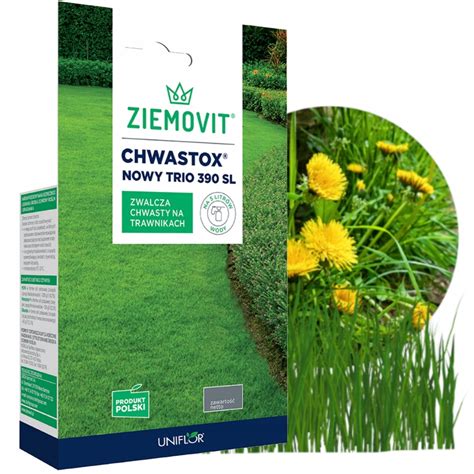 CHWASTOX NOWY TRIO 390 SL 100ml środek na chwasty w trawie oprysk preparat 5902004537887