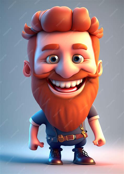 Premium Photo A Man With A Beard And A Smile That Says Hes Smiling A