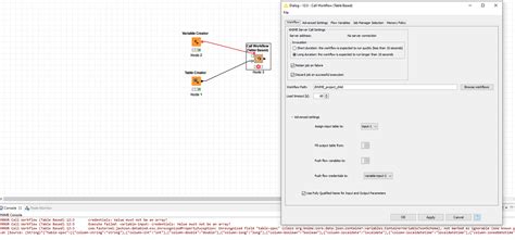 Call Workflow Table Based Problems With Pushing Flow Variables In