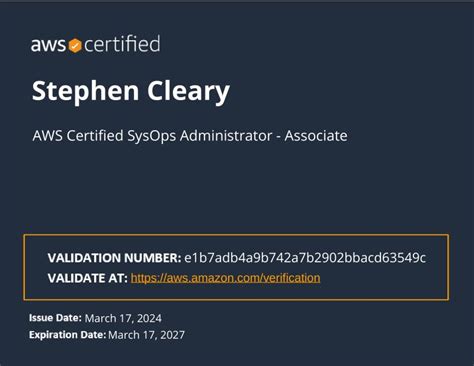 Passed Aws Sysops Administrator Exam Stephen Cleary Posted On The
