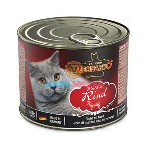 Leonardo (Леонардо) - Beef, Корм для взрослых кошек из говядины ...