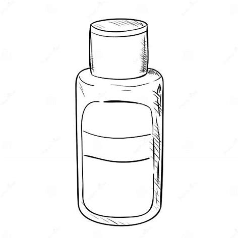 Bosquejo Del Vector De La Botella Ilustración Del Vector Ilustración