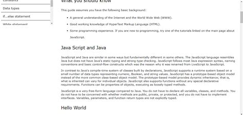 Scrollable Main Doc In Technical Documentation Project Html Css The