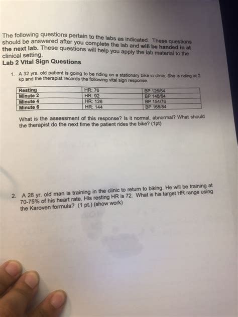 Solved The Following Questions Pertain To The Labs As