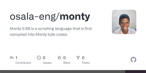 Github Osala Engmonty Monty 098 Is A Scripting Language That Is