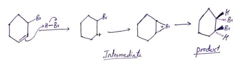 Reaction Of HBr With 3 Methylcyclohexene Yields A Mixture Of Four