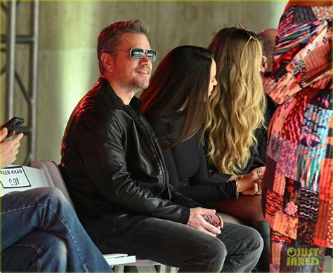 Matt Damon And Wife Luciana Make Rare Appearance At Naeem Khan Fashion