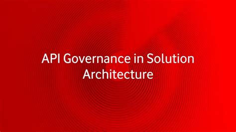 Stefano Fago On Linkedin Api Governance In Solution Architecture