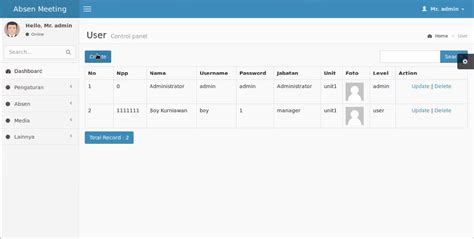 Download Source Code Aplikasi E Meeting Dan Absensi Karyawan Berdasarkan Lokasi