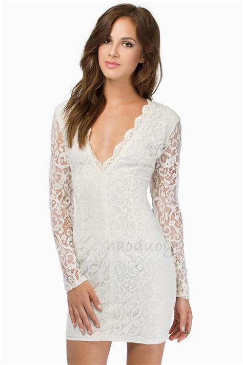 Summer Sexy V Neck Hollow Out Zipper Slim Lace Dress Women Casual Dress