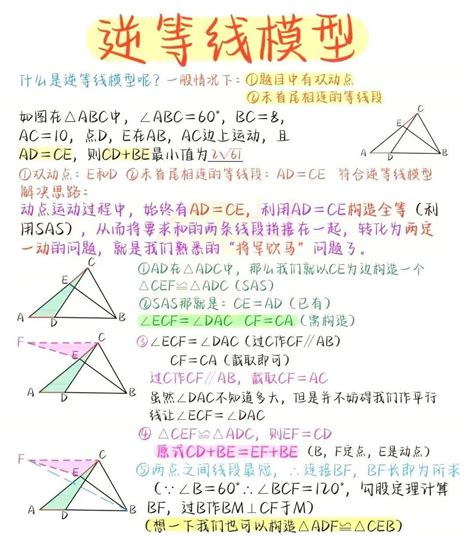 几何模型 逆等线的3种考法 知乎