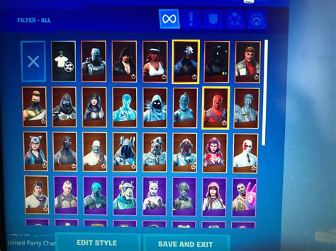 Fortnite Account Stacked Skins
