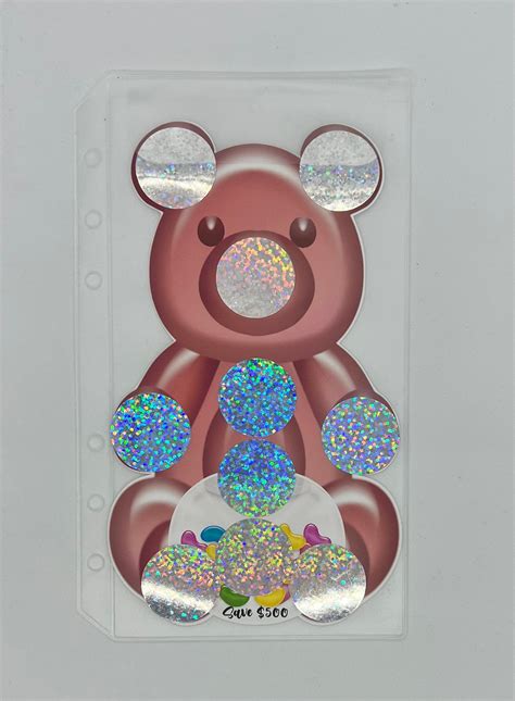 Gummy Bear Scratch Off Savings Challenge Etsy