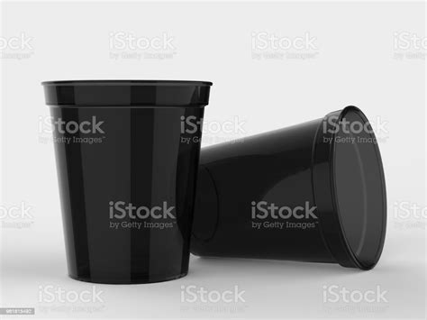 프로 모션 경기장 투명 컵에 대 한 브랜딩 빈 고를 조롱 3d 렌더링 그림입니다 0명에 대한 스톡 사진 및 기타 이미지 0명