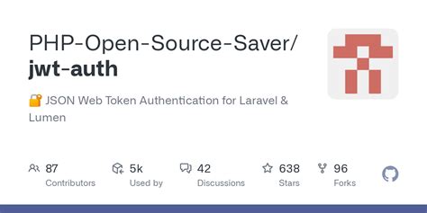GitHub PHP Open Source Saver Jwt Auth JSON Web Token Authentication For Laravel Lumen