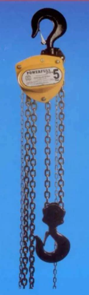 Steel Chain Pulley Block 5 Ton ISI Heavy Duty At 18600 Piece In