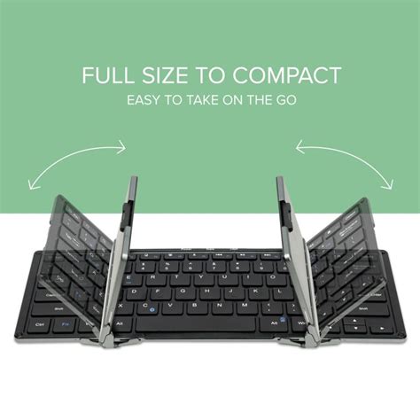 Plugable Bluetooth® Full Size Folding Keyboard And Case Plugable