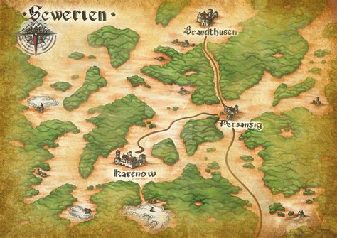 Fantasy Map Dsa Fan Art By Nox In Lumina On Deviantart
