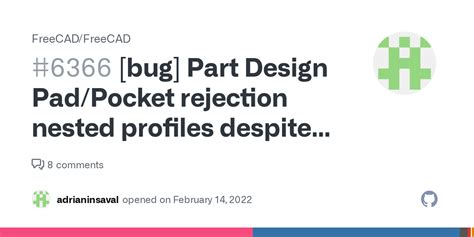 Bug Part Design Padpocket Rejection Nested Profiles Despite There Are Other Solids Assuring