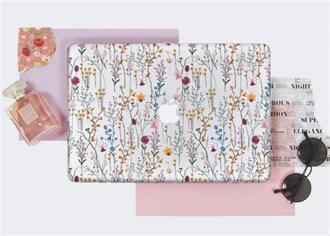 Wildflowers MacBook Pro 13 Case Coque MacBook Air 2018 Case Flowers