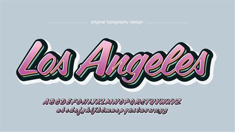 Pink Modern 3d Cursive Sticker Style Typography 7823334 Vector Art At Vecteezy