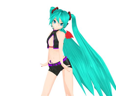 Mmd Dt Sweet Devil Miku Wip By Willianbrasil On Deviantart